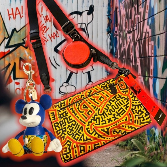 Coach | Jackets & Coats | Disney Mickey Mouse Keith Haring Bundle ...